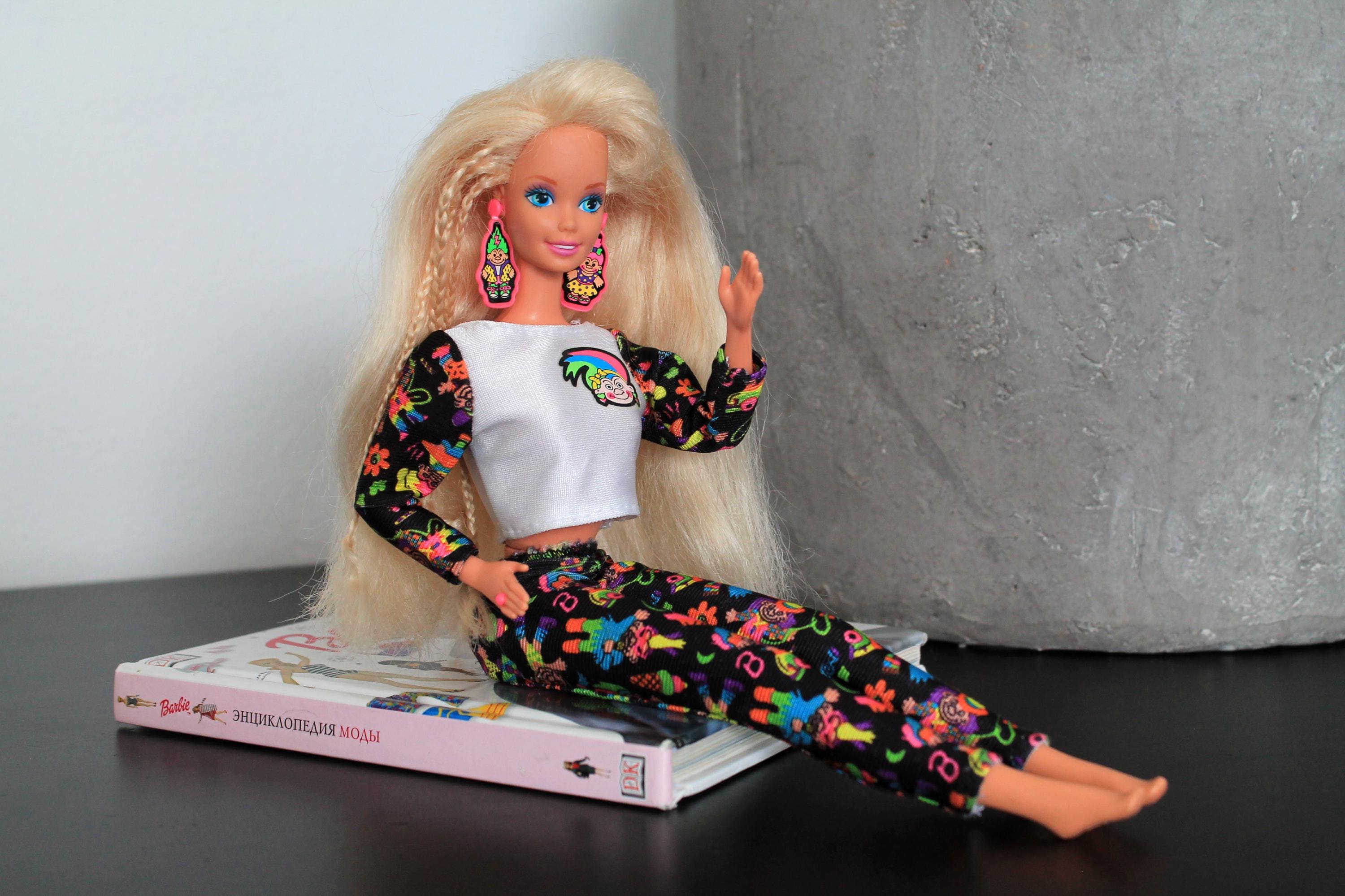 Barbie Troll Doll 1992 MATTEL Long Hair Blond Barbie 90s Original ...