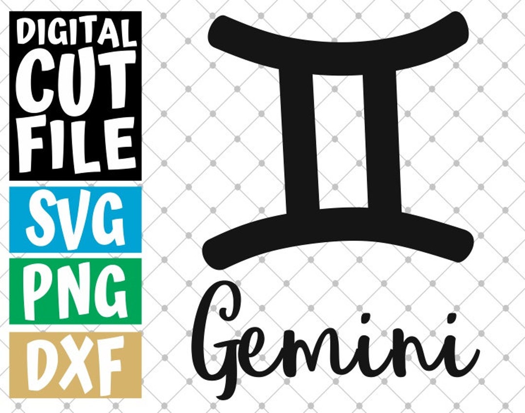 Gemini Zodiac Sign Svg, Horoscope, Astrology Svg, Symbol, Zodiac Glyphs ...