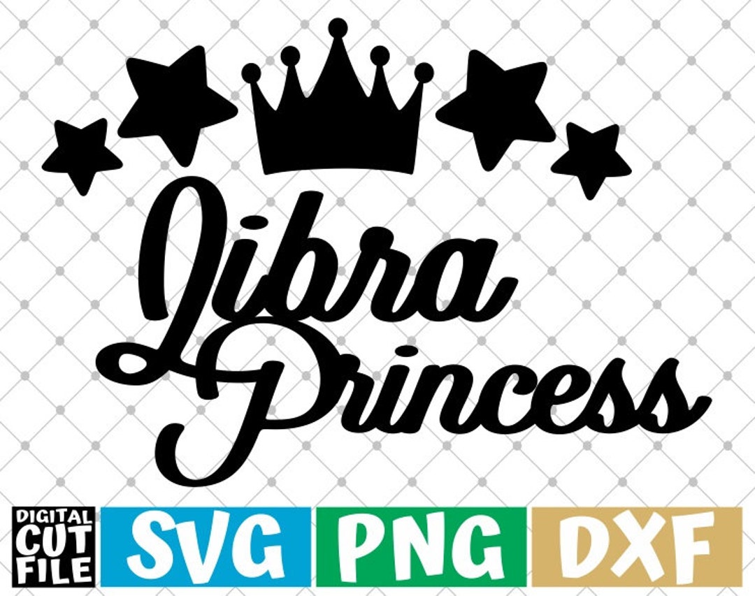 Libra Princess Svg Zodiac Sign Svg Horoscope Astrology Svg - Etsy