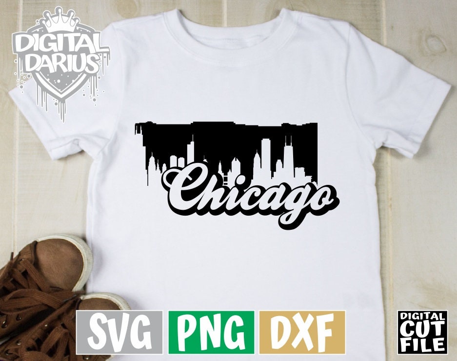 Chicago Svg Chicago Skyline Svg City Svg Skyscraper Svg - Etsy Canada