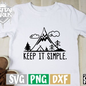 Keep It Simple Svg Quote Svg Camper Svg Travel Svg - Etsy