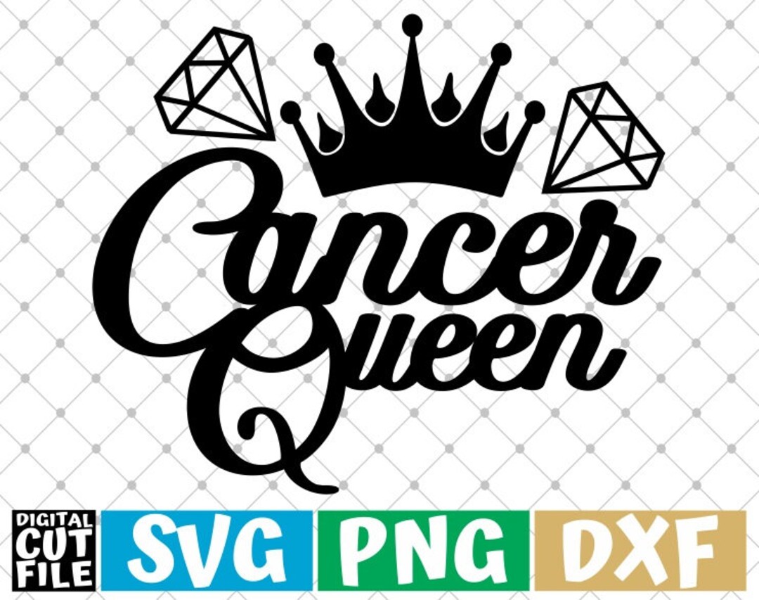 Cancer Queen Svg, Zodiac Sign Svg, Horoscope Svg, Astrology, Birthday ...