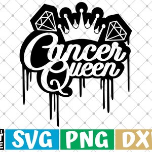 Cancer Queen Zodiac Sign Svg, Horoscope Svg, Astrology, Dripping Svg ...