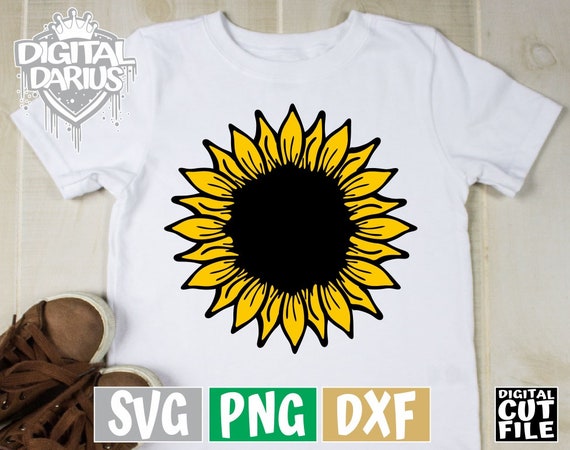 Yellow Sunflower Svg Flowers Svg Sunshine Svg Summer Svg - Etsy