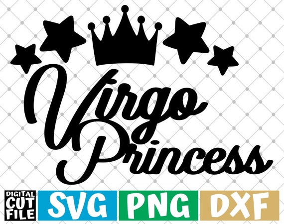 Virgo Princess svg Signo del Zodiaco svg Horóscopo svg - Etsy España
