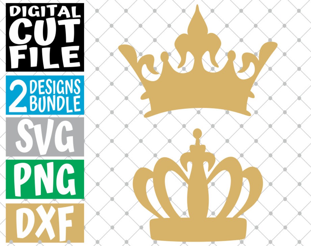 2x Crown Bundle Svg, King Svg, Queen Svg, Crown Svg King, Crown Svg ...