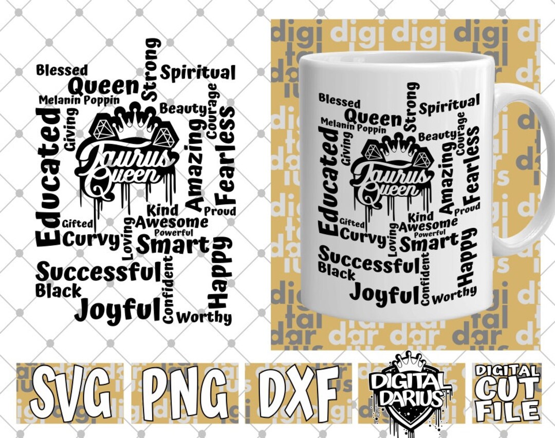 Taurus Queen Svg Zodiac Sign Svg Horoscope Svg Astrology - Etsy Ireland