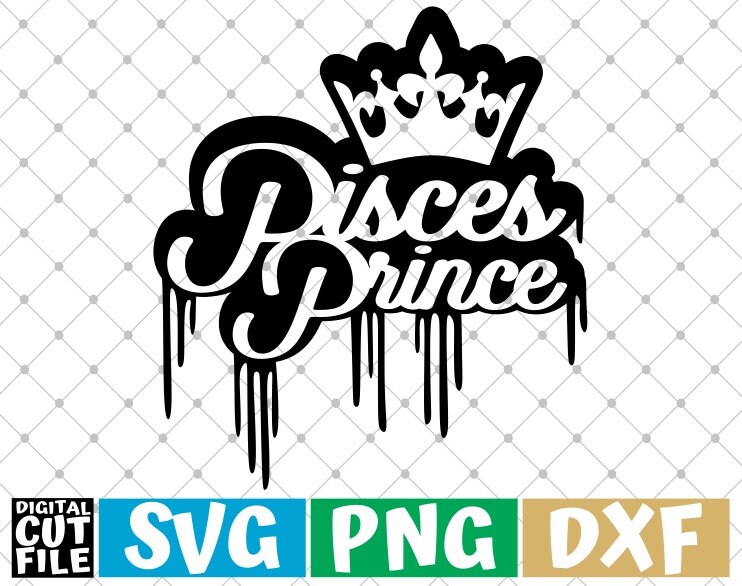 Pisces Prince Zodiac Sign Svg Horoscope Svg Astrology Svg - Etsy