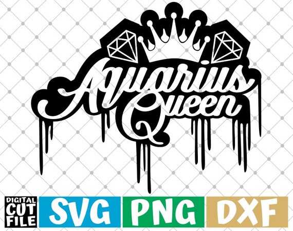 Aquarius Queen Zodiac Sign Svg Horoscope Svg Astrology Svg | Etsy