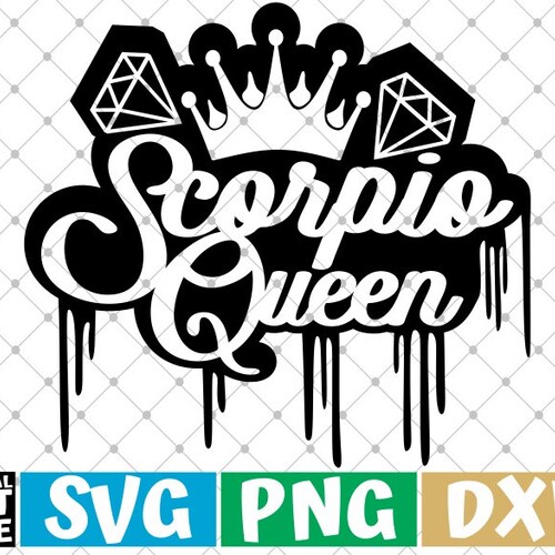 Scorpio Queen Zodiac Sign Svg Horoscope Svg Astrology Svg - Etsy