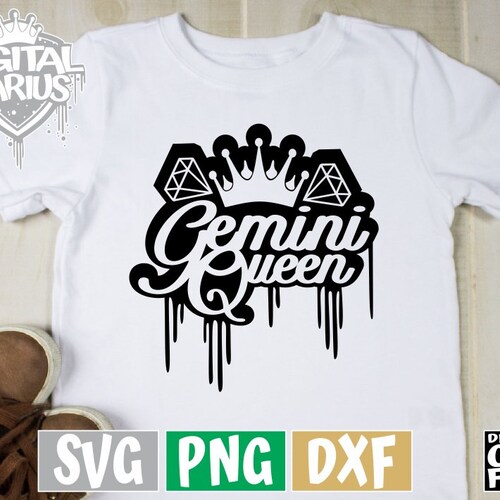 Gemini Queen Svg Zodiac Sign Svg Horoscope Dripping Words - Etsy