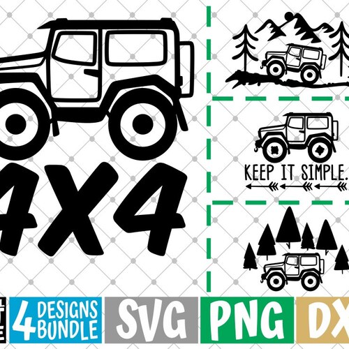 4x Suv 4x4 Designs Bundle Svg Travel Svg Trip Mud Svg Wild - Etsy