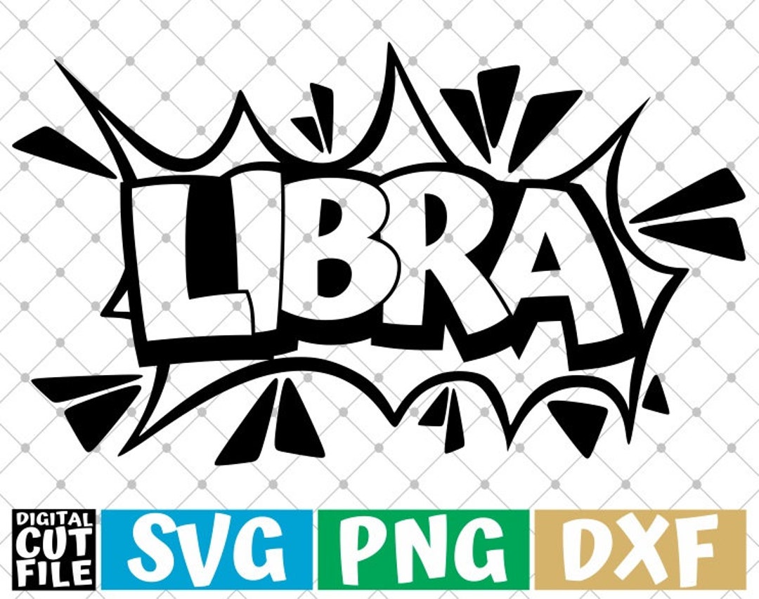 Libra Zodiac Sign Svg Horoscope Svg Astrology Svg Speech - Etsy