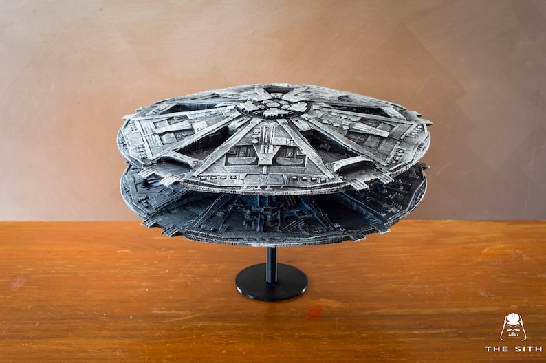 Original 1978 Battlestar Galactica Cylon Base Star Ship Model ...