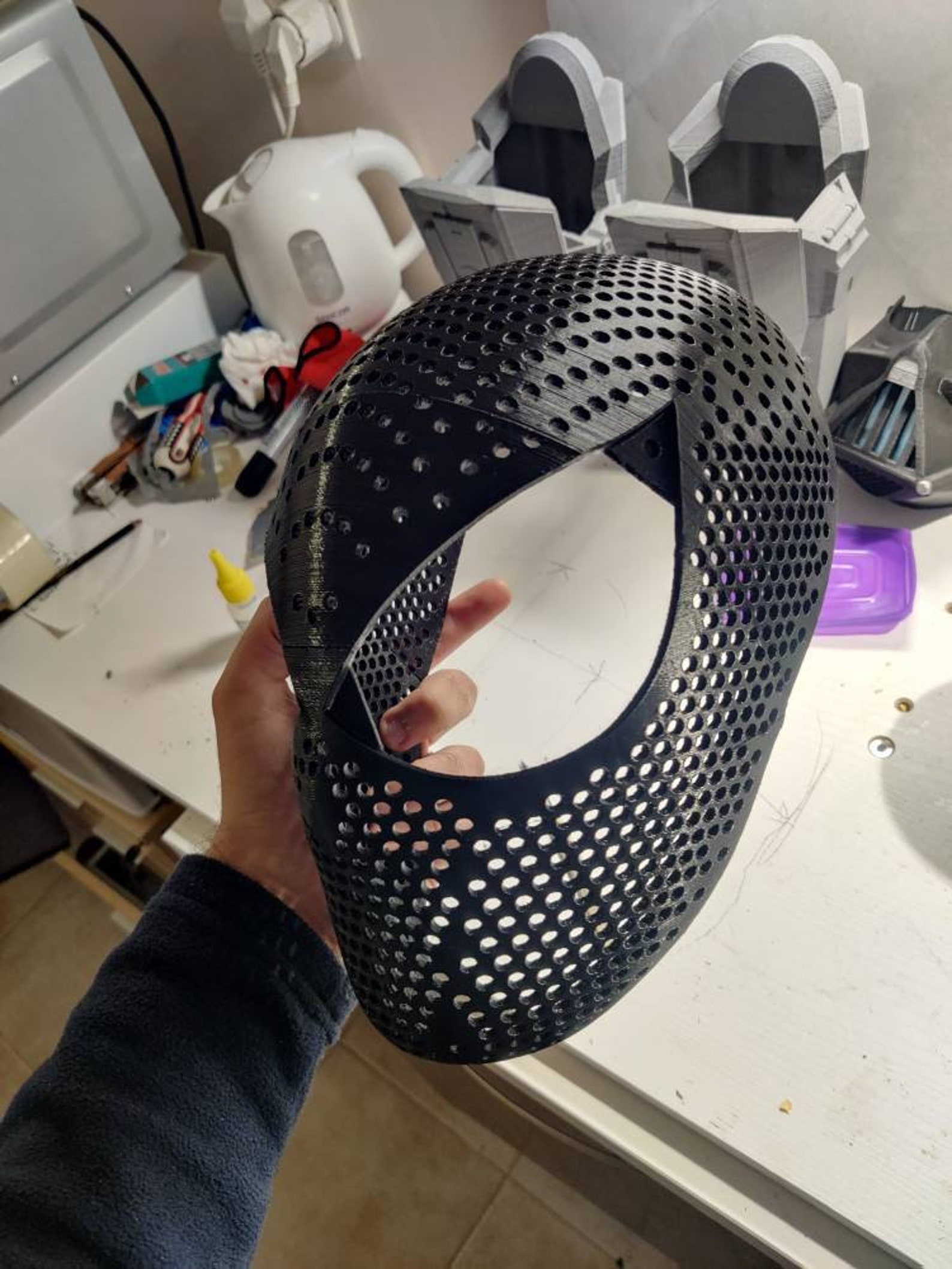 Spider Man Face Shell Mask Costume Prop Marvel Head 3D - Etsy