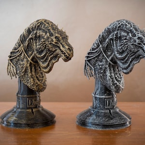 Dragon Bust Statue, Vhagar, Caraxes, Meleys, Syrax, Dragon Table Top ...