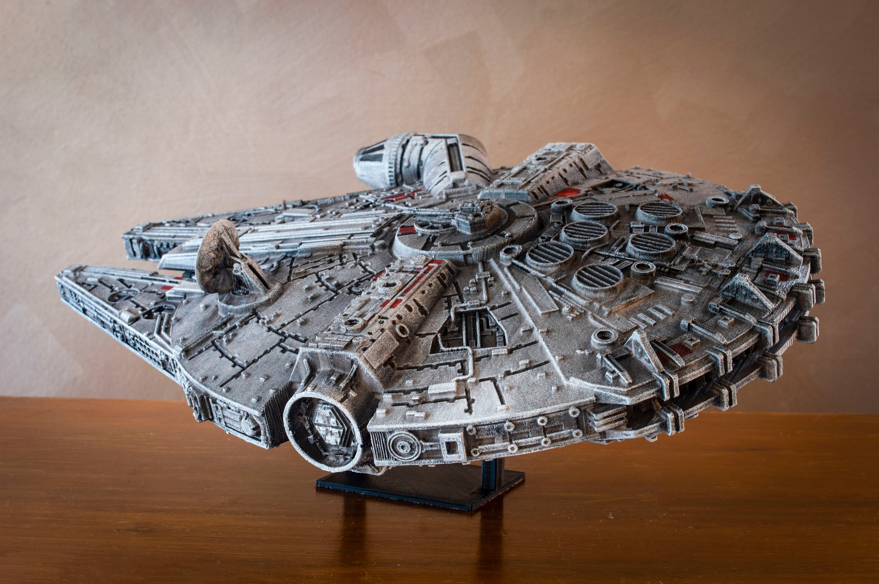 Star Wars Millennium Falcon Model Pro-built Scale Model Star - Etsy ...