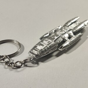 Battlestar Galactica High Detail Ship Model Keychain, Spaceship Prop ...