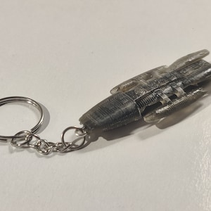 Battlestar Galactica High Detail Ship Model Keychain, Spaceship Prop ...