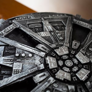 Original 1978 Battlestar Galactica Cylon Base Star Ship Model ...