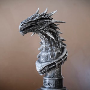Dragon Bust Statue, Vhagar, Caraxes, Meleys, Syrax, Dragon Table Top ...