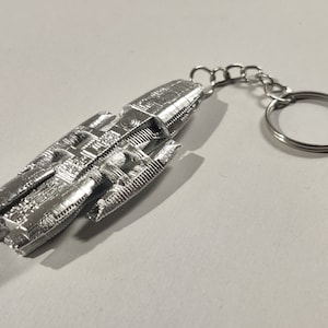 Battlestar Galactica High Detail Ship Model Keychain, Spaceship Prop ...