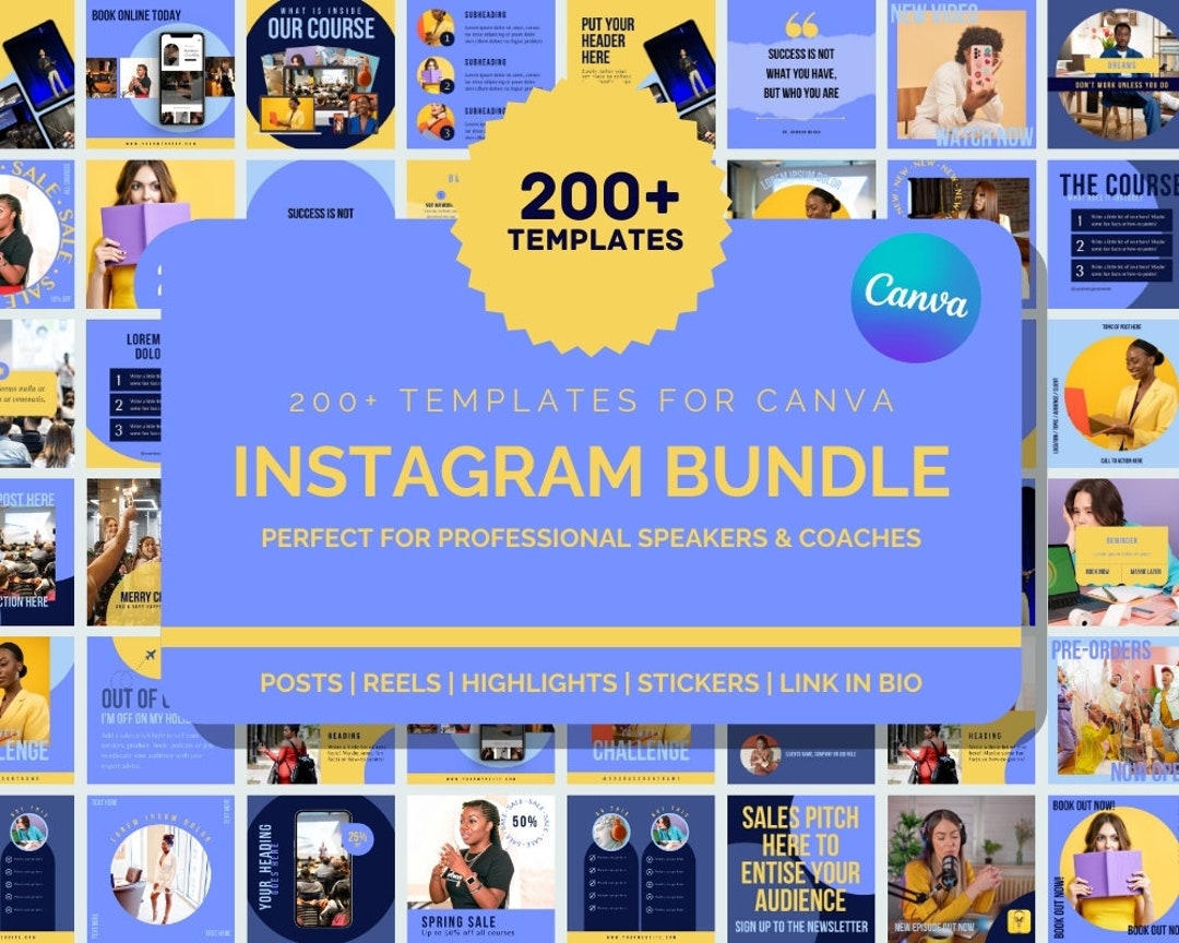 Colourful Instagram Post Canva Templates Speaker Coach Instagram