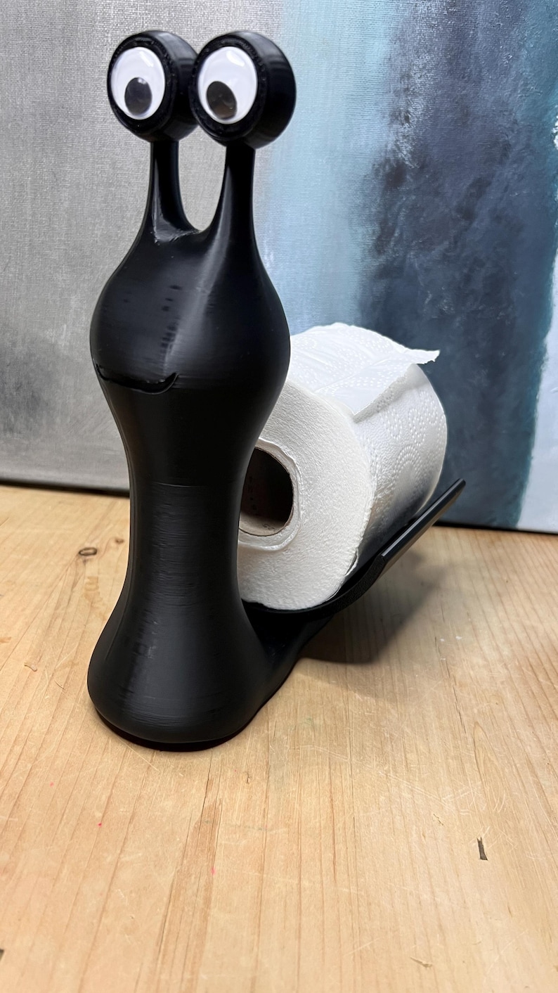 Funny Snail Toilet Paper Holder: 3D Printed Whimsical Bathroom Decor - Etsy