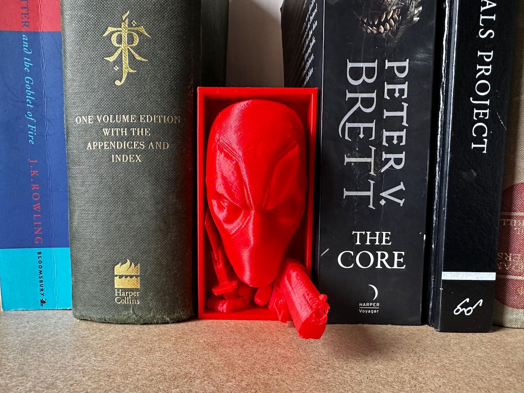 Deadpool Book Nook 3D Printed Marvel Decor Insert – Hilarious Comic ...