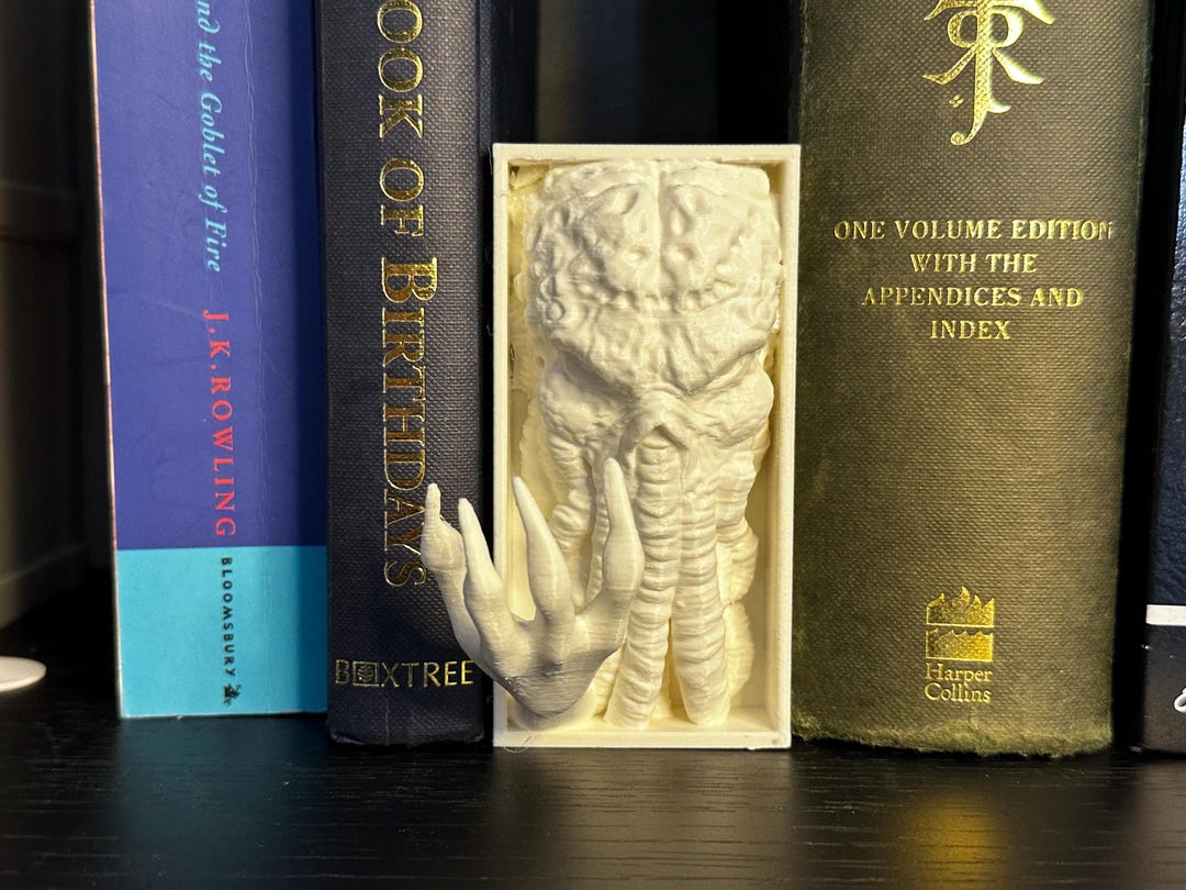 Mind Flayer Book Nook Insert – 3D Printed BG3 Dnd Eldritch Horror ...
