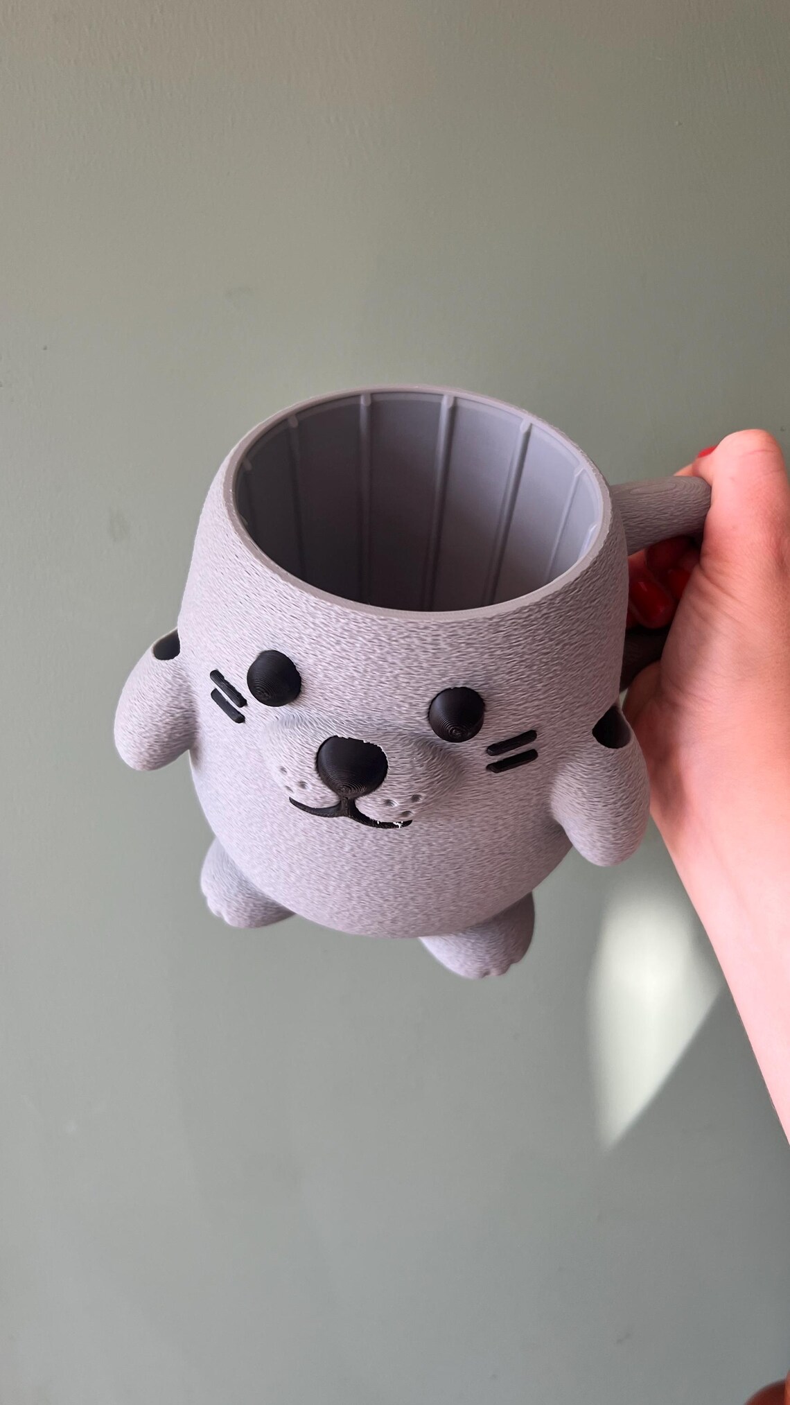 Seal Ice Cream Pint Holder – Pint Cup With Spoon Slots - Etsy