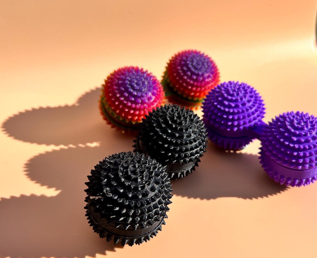 Spiky Sphere Fidget Roller: High-intensity Tactile Sensory Toy - Etsy