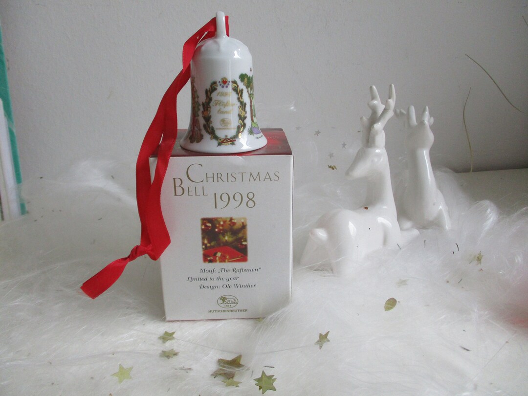 Christmas Bell, Porcelain Hutschenreuther - Etsy
