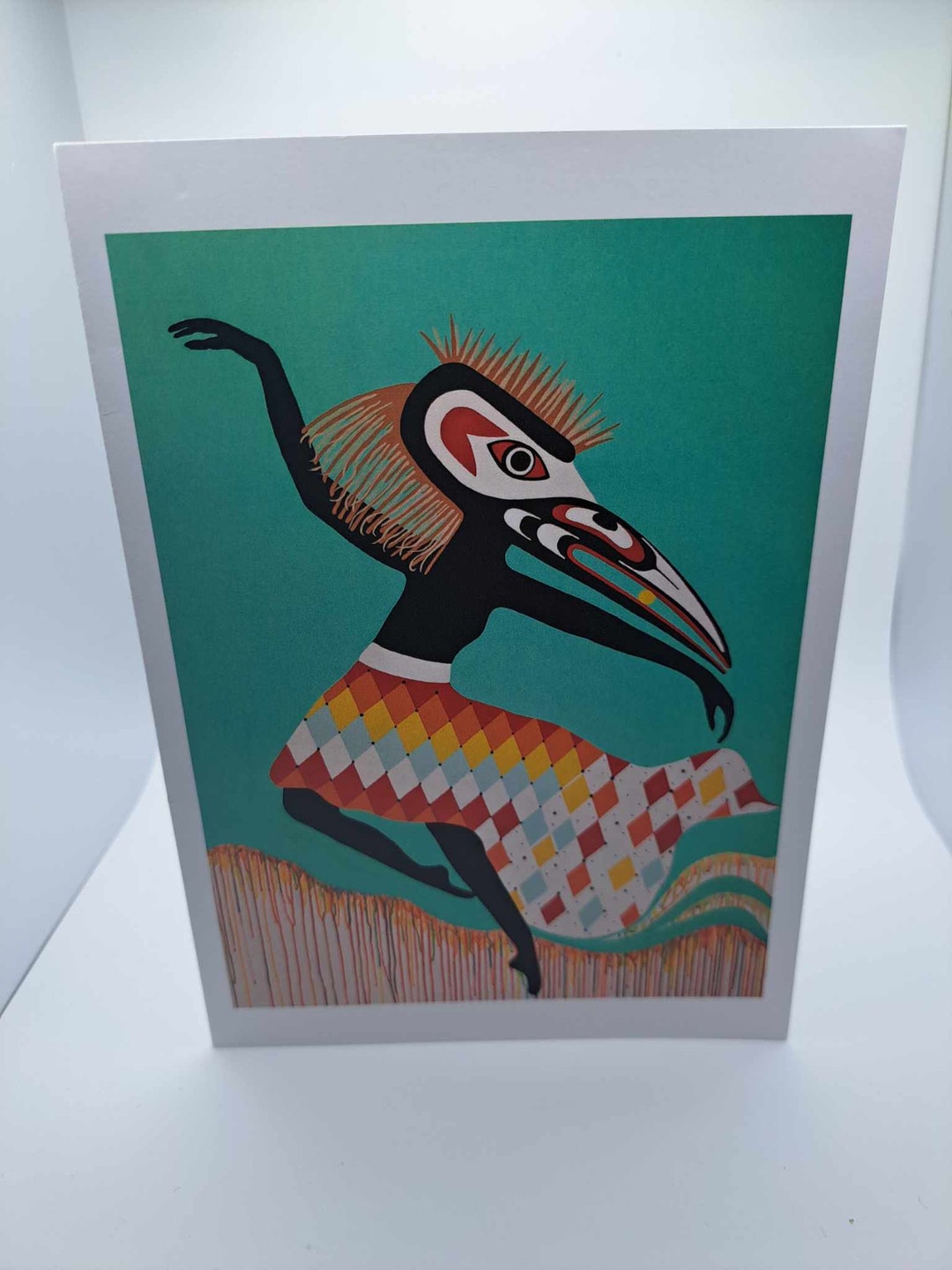 Raven Dancer 5x7 Blank Greeting Card - Etsy
