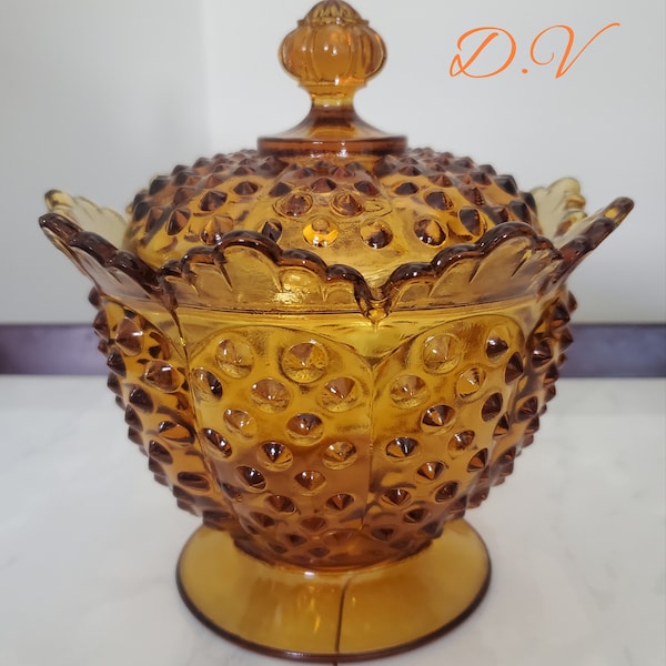 Amber Candy Dish - Etsy