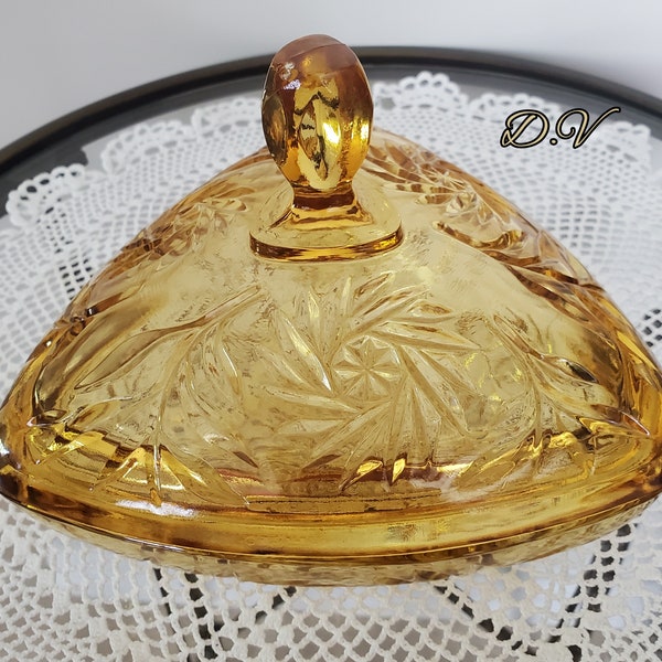 Amber Candy Dish - Etsy