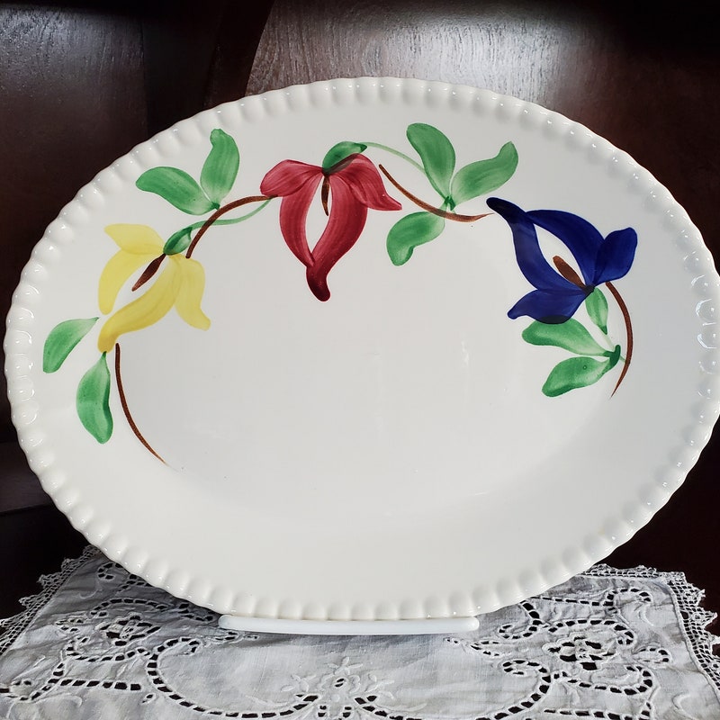 Blue Ridge Plates - Etsy