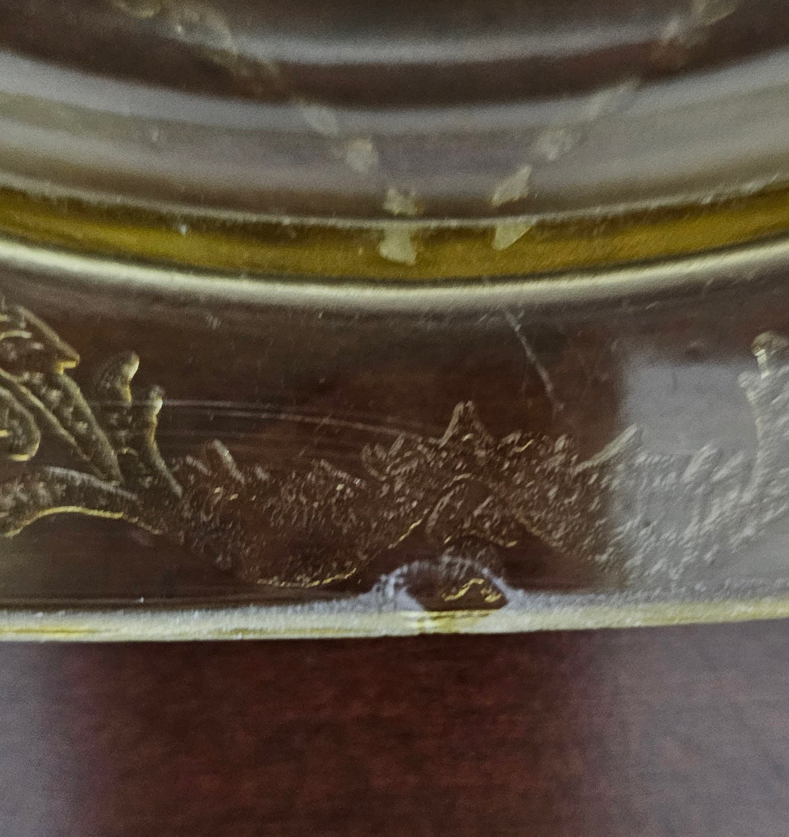 Vintage Federal Glass Amber Color Depression Plates-set of 4 - Etsy