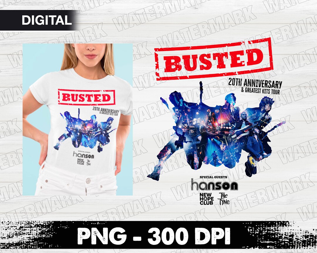 PNG Busted 2023 Tour T-shirt, Music Band Shirt, Greatest Hits Busted ...