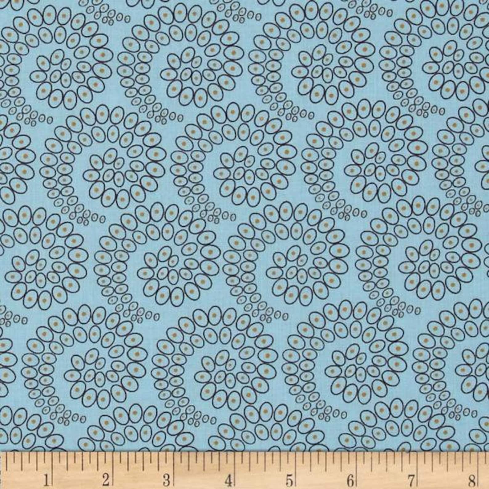 Beautiful Fabric by Wilmington Prints Light Blue - Etsy Australia