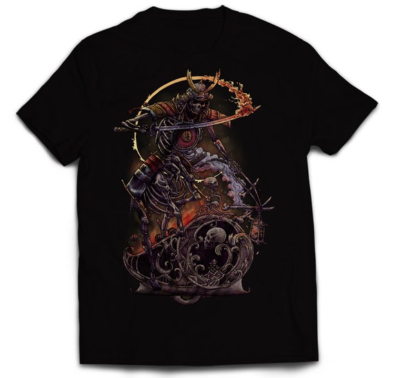 Skeleton Samurai Katana Kabuto Samurai Do Dojo Skull | Etsy