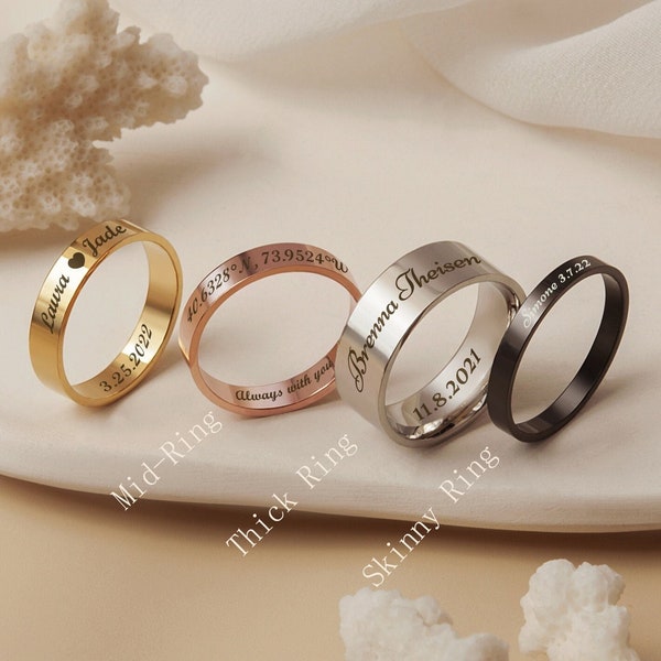Personalized Ring - Etsy