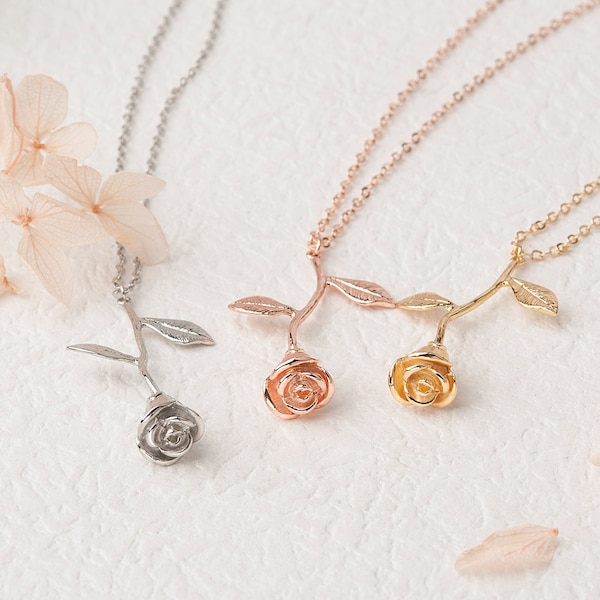 Rose Pendant - Etsy