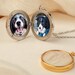 Pet Locket Necklace Custom Pet Photo Locket - Locket Necklaces With 2 ...