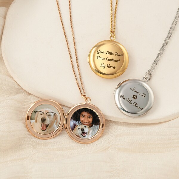 Pet Photo Necklace - Etsy