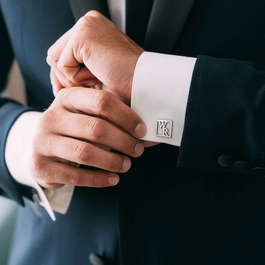 Unique Christmas Gifts for Dad - Custom Initial Cufflinks ...