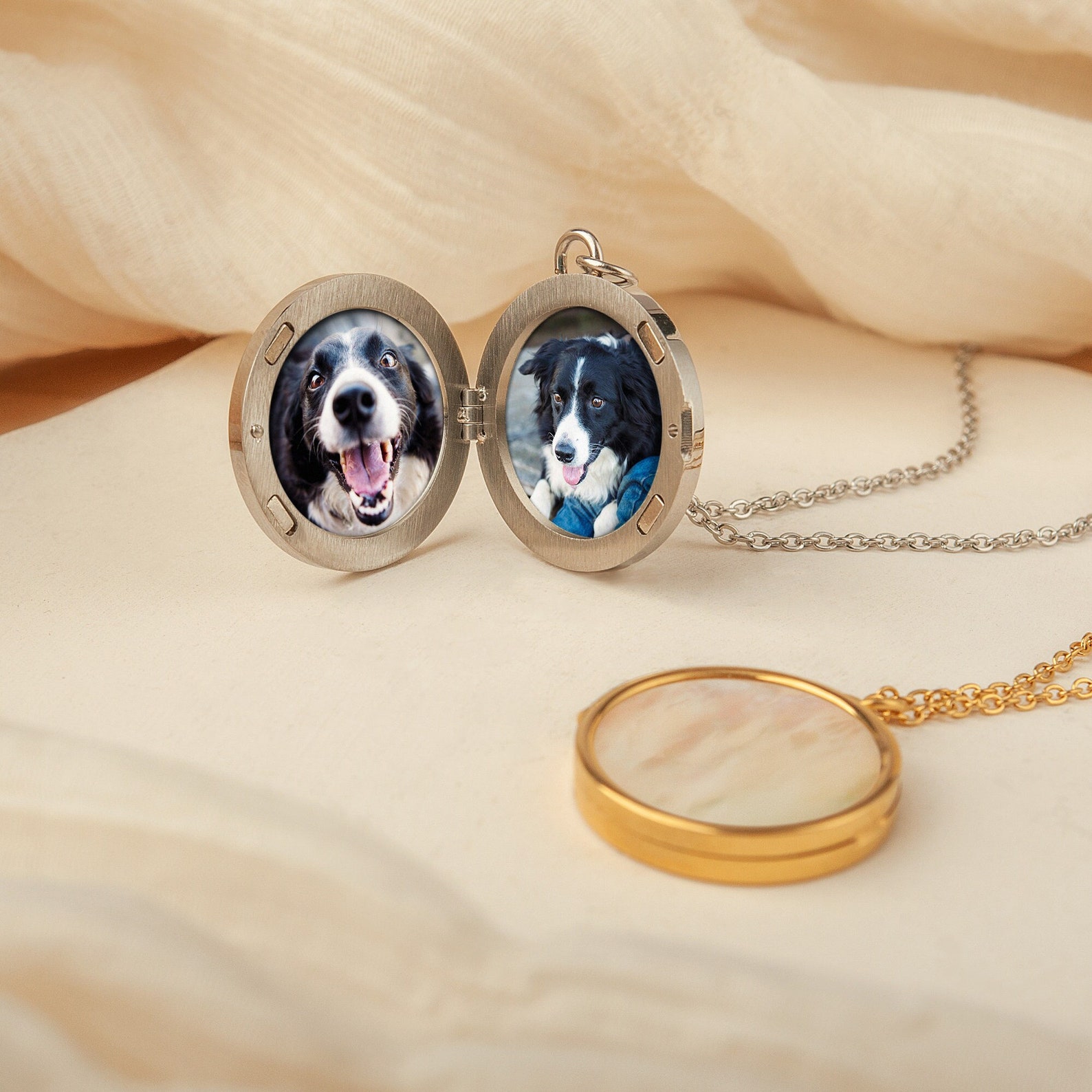 Pet Locket Necklace Custom Pet Photo Locket Locket Necklaces With Photo ...