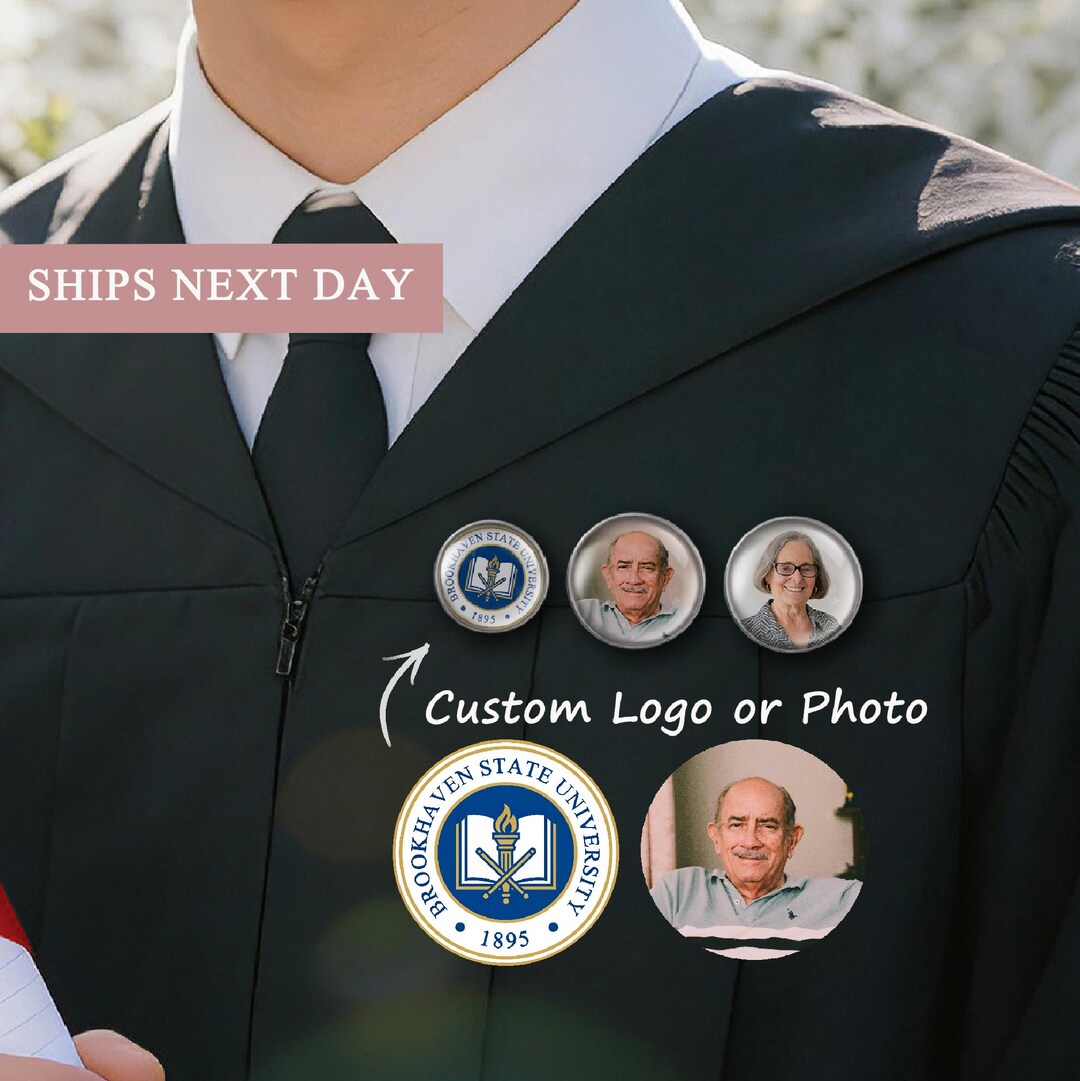 Unique Graduation Gifts for Him - Custom Logo Pin - College Emblem Pin ...