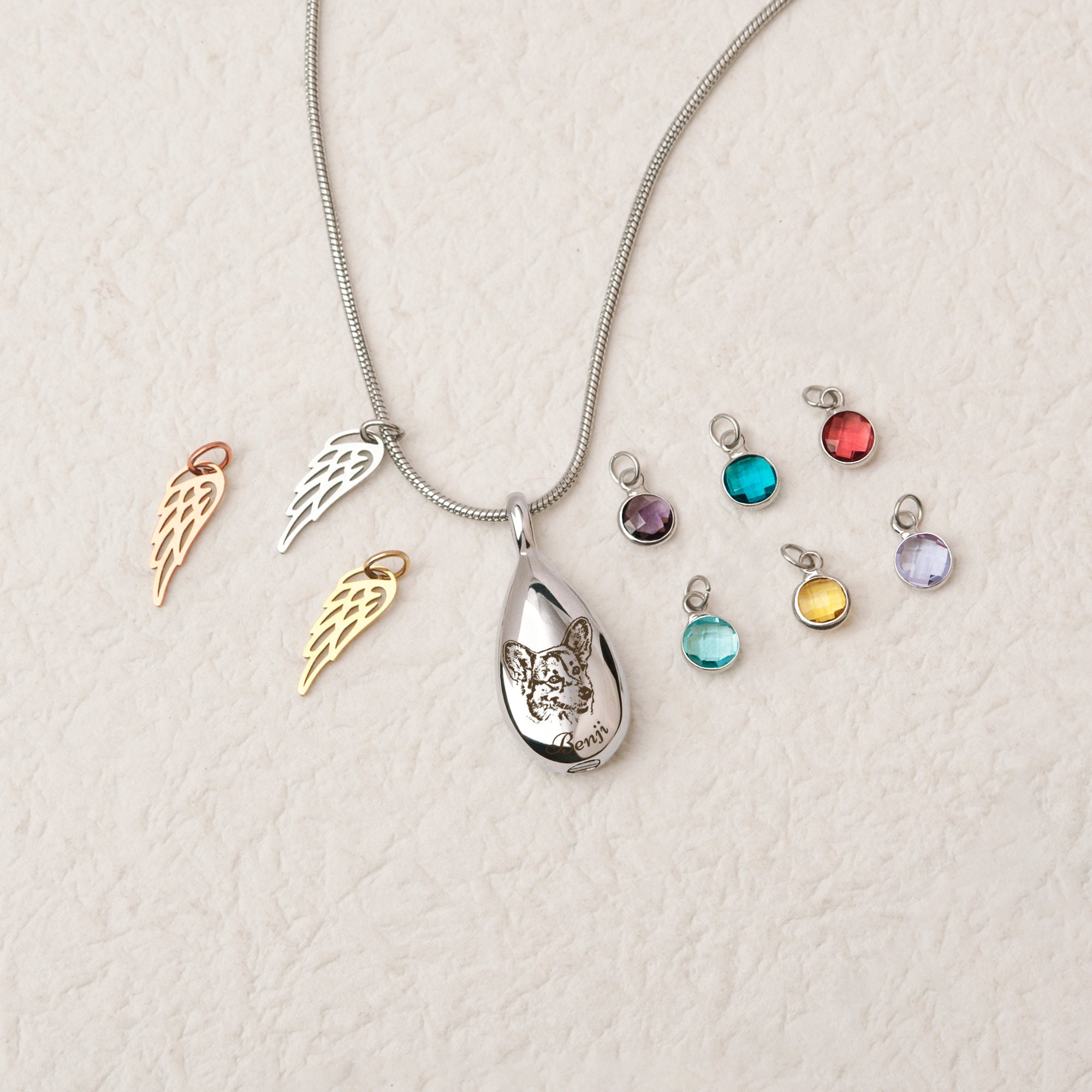 Add on Wing Charm tiny Wing Charm Charm for Memory Locket - Etsy