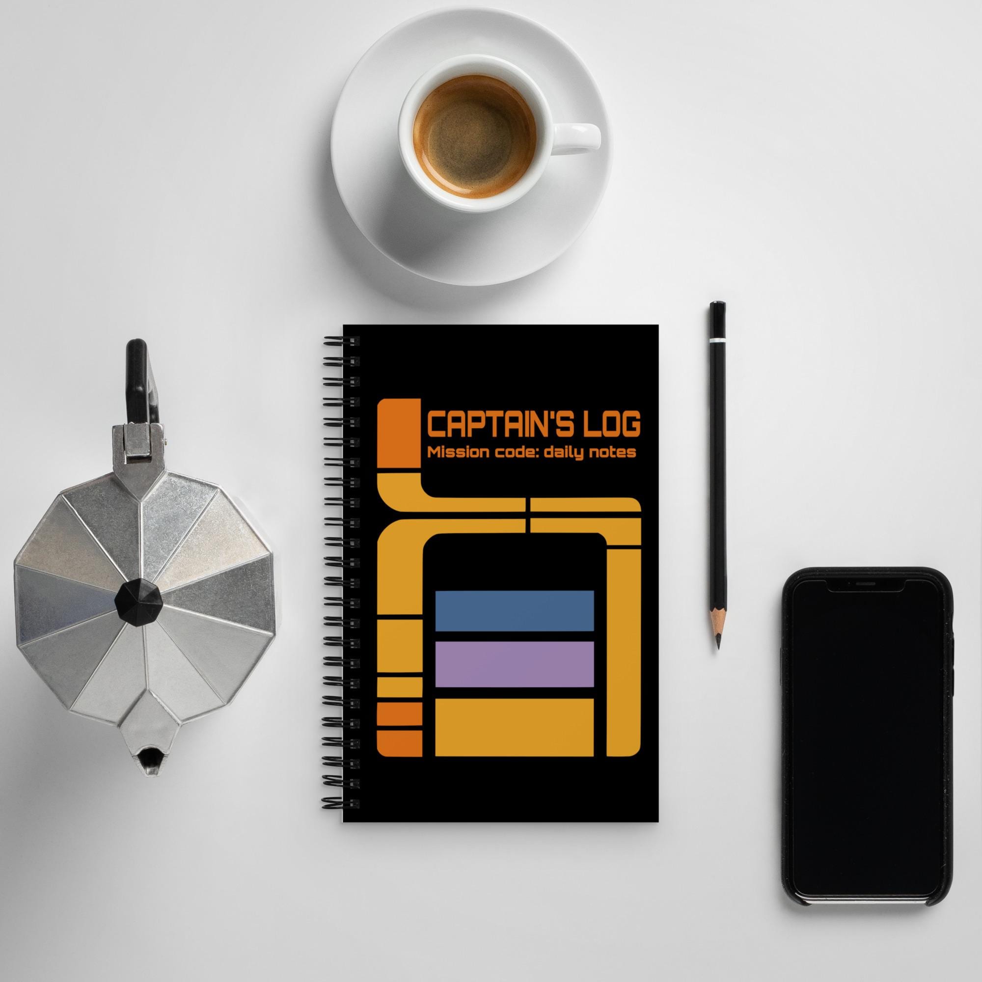 Captain's Log Notebook – Star Trek Tng-inspired Journal – Gift for Star ...